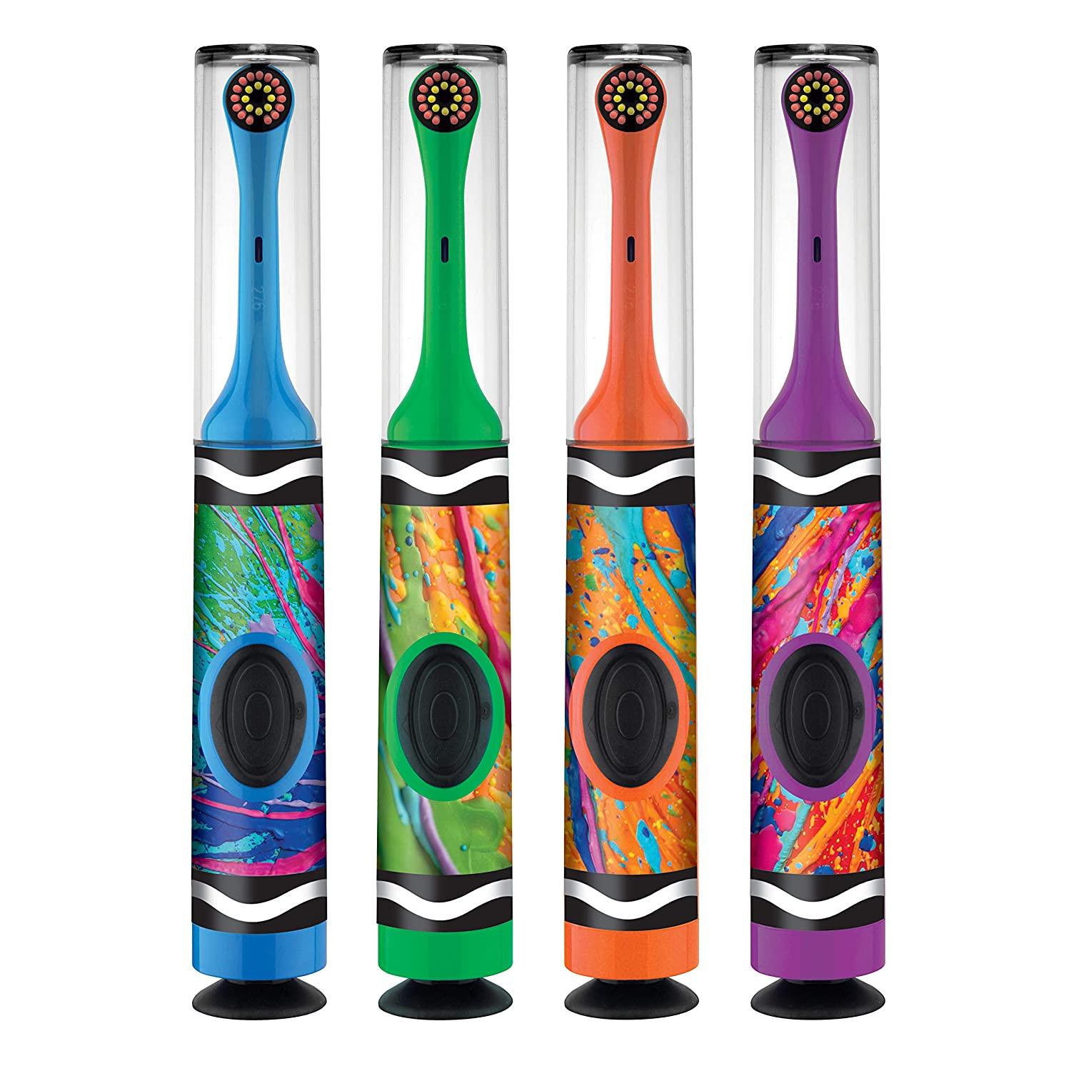 Crayola Kids' Power Toothbrush and Flossers Set | Ages 3+ | Pack of 4 ...