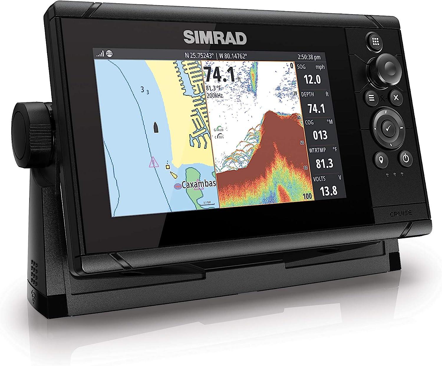 Simrad Cruise 7-7-inch GPS Chartplotter with 83/200 Transducer ...