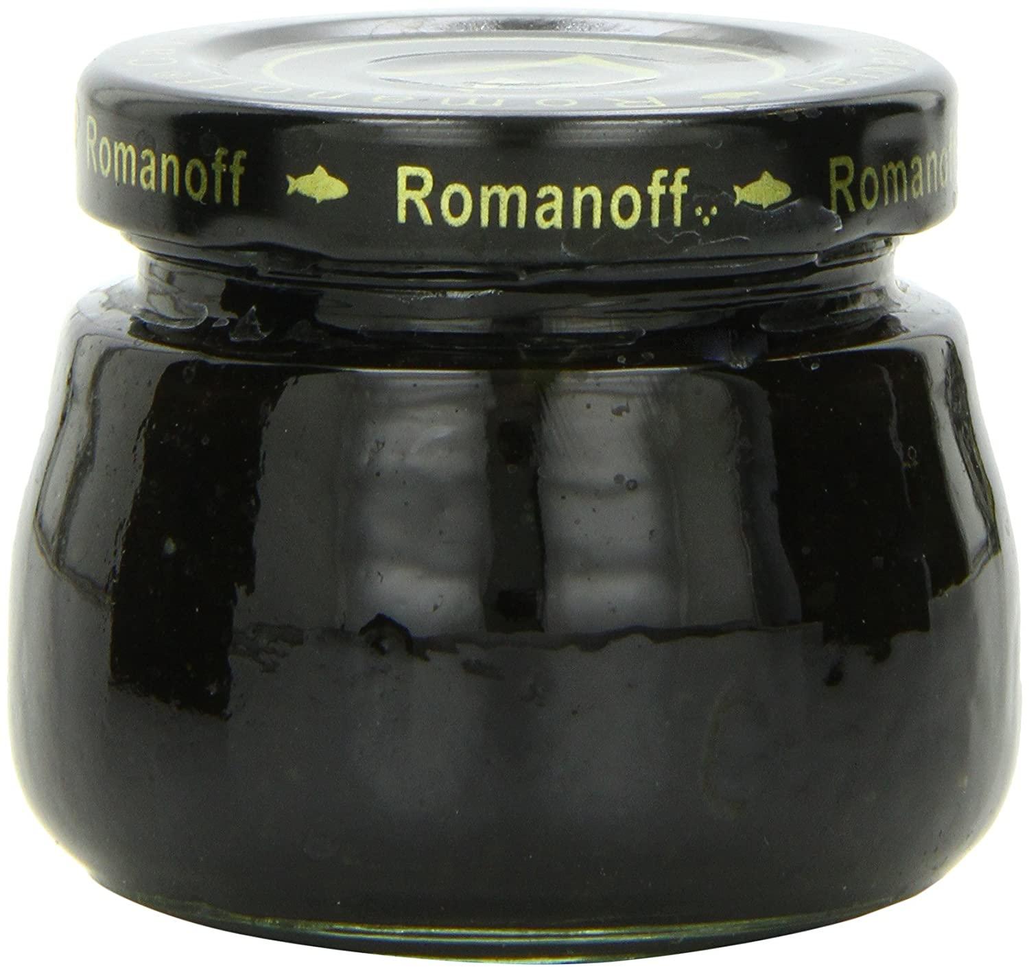 Romanoff Caviar Black Lumpfish 2oz - Premium Quality and Delicious ...