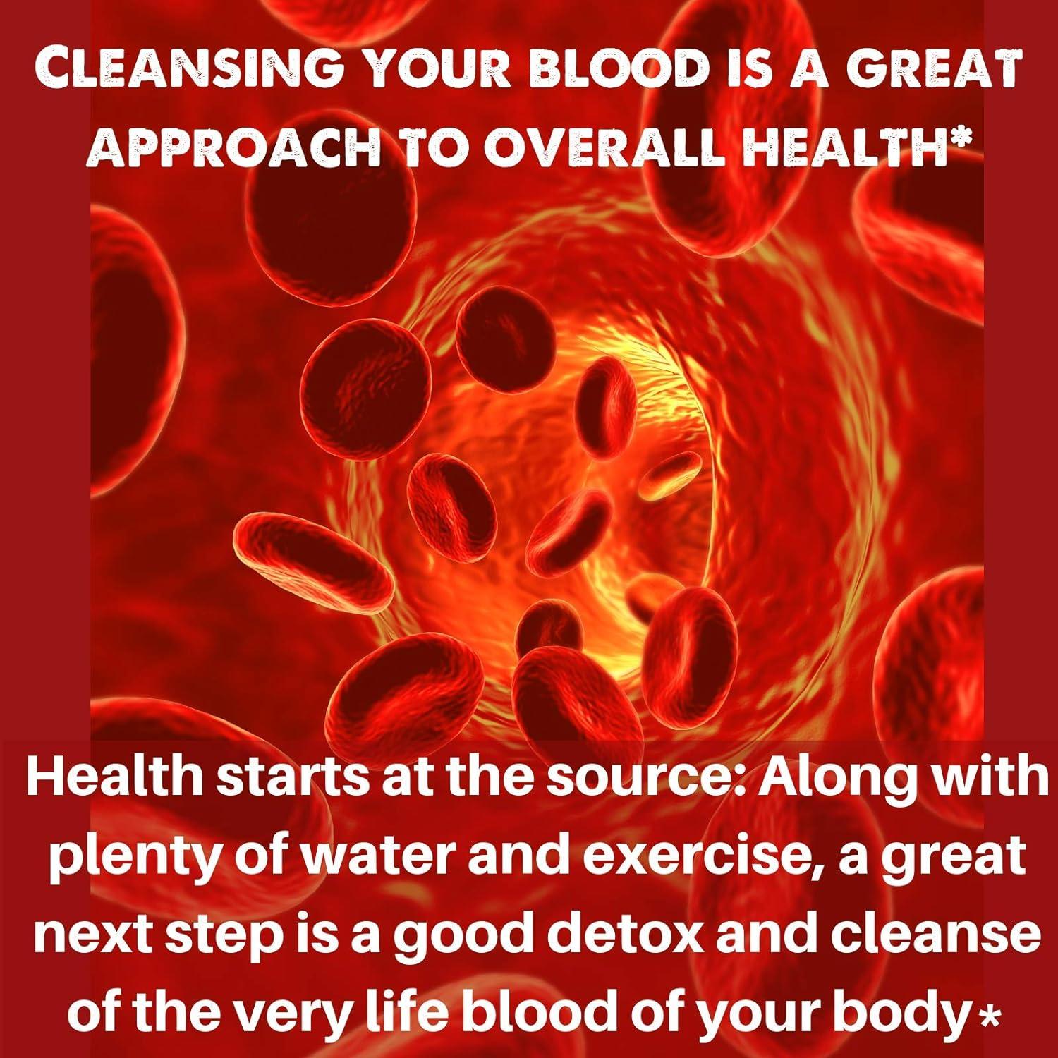 SpeedyVite Natural Blood Cleanser Capsules - 120 Organic Vegetable ...