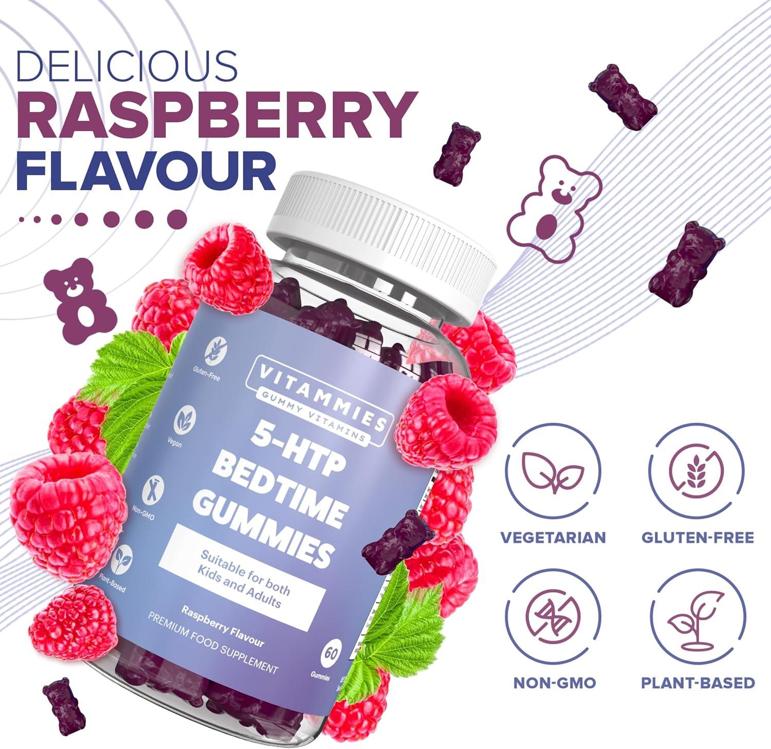 Vitammies 5HTP Sleep Gummies 50mg | Vegan Night Time Support with ...