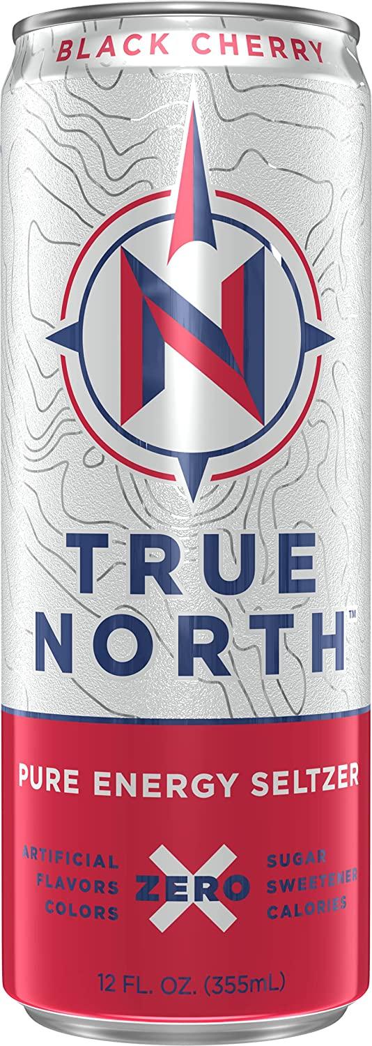 True North Black Cherry Pure Energy Seltzer - 12 Oz (Pack of 12 ...