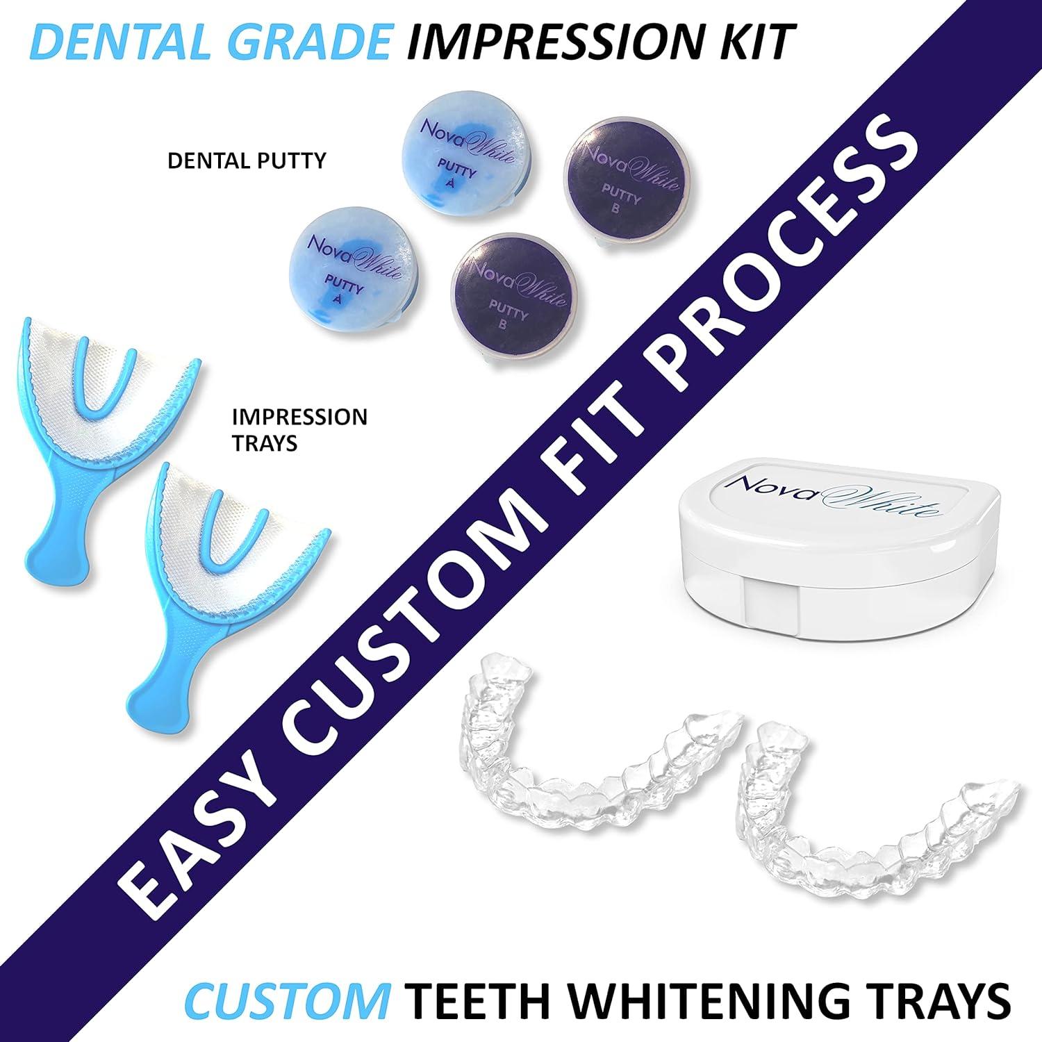 NovaWhite Custom Teeth Whitening Trays - Premium Dental Grade Fit for ...