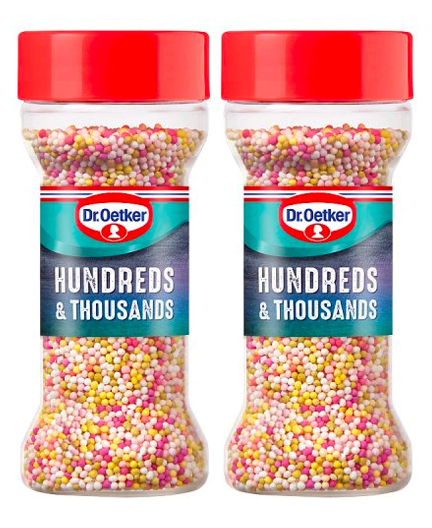 Hundreds Thousands Rainbow Cake Sprinkles Baking 65g x 2 | Buy Now with Express International ...