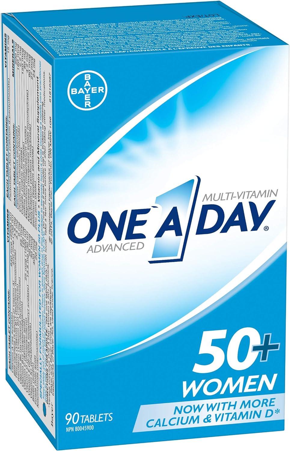 Bayer One A Day 50-Plus Women Multi-Vitamin Tablet - Specially ...