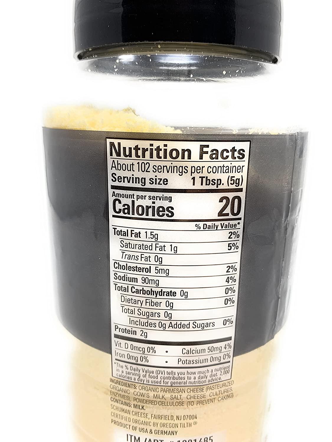 Cello Organic Parmesan Cheese 18oz - Authentic Italian Flavors ...