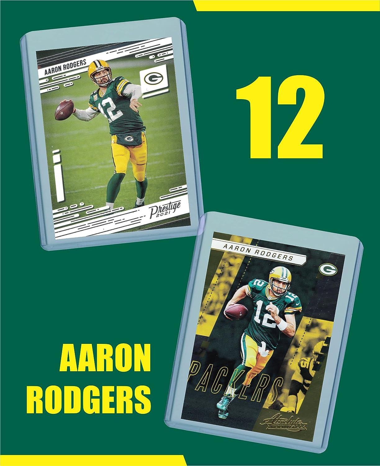 Aaron Rodgers Football Cards Assorted Bundle (5) - Green Bay Packers ...