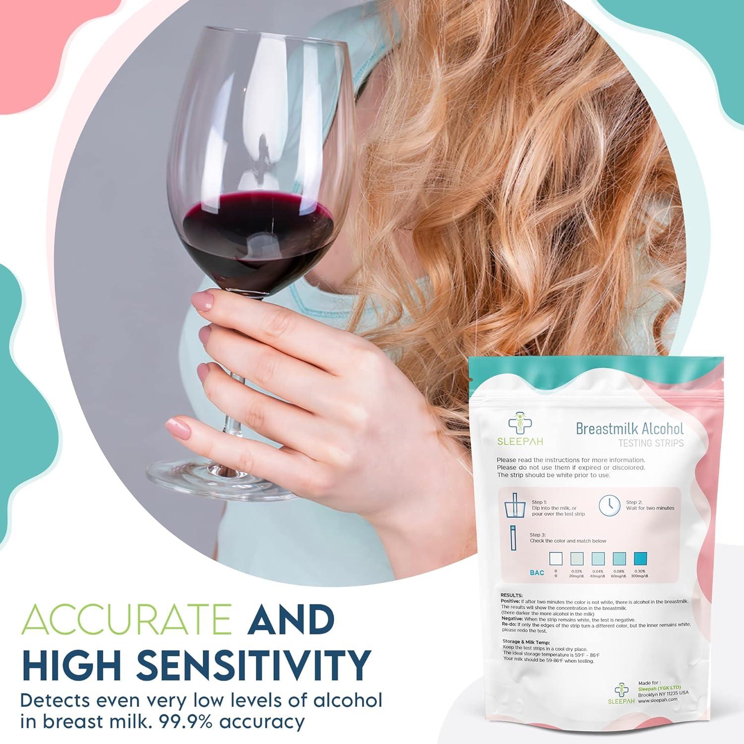 Breast Milk Alcohol Testing Strips (13 Pack) - Quick Results, Easy to ...