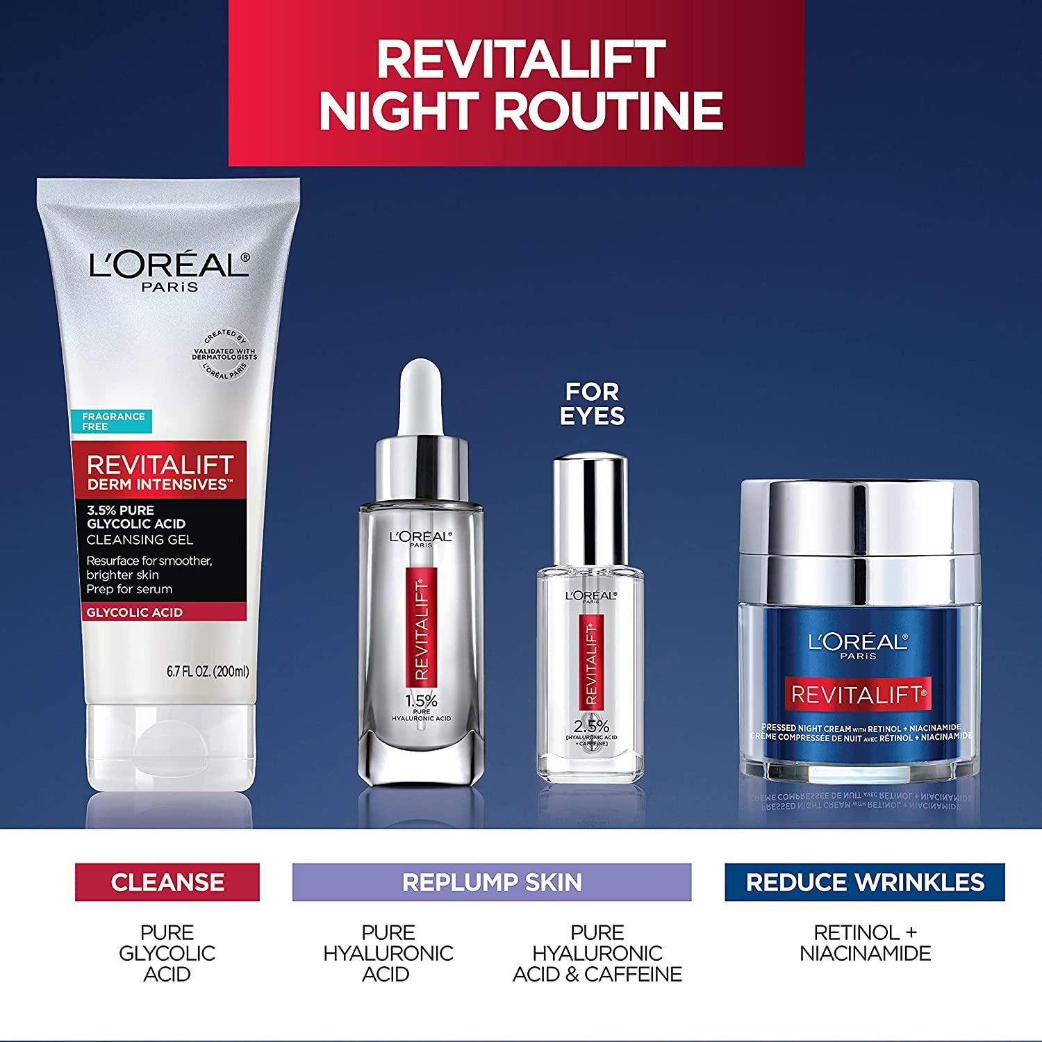 Revitalift Night Cream with Retinol & Niacinamide - Hydrate & Reduce ...