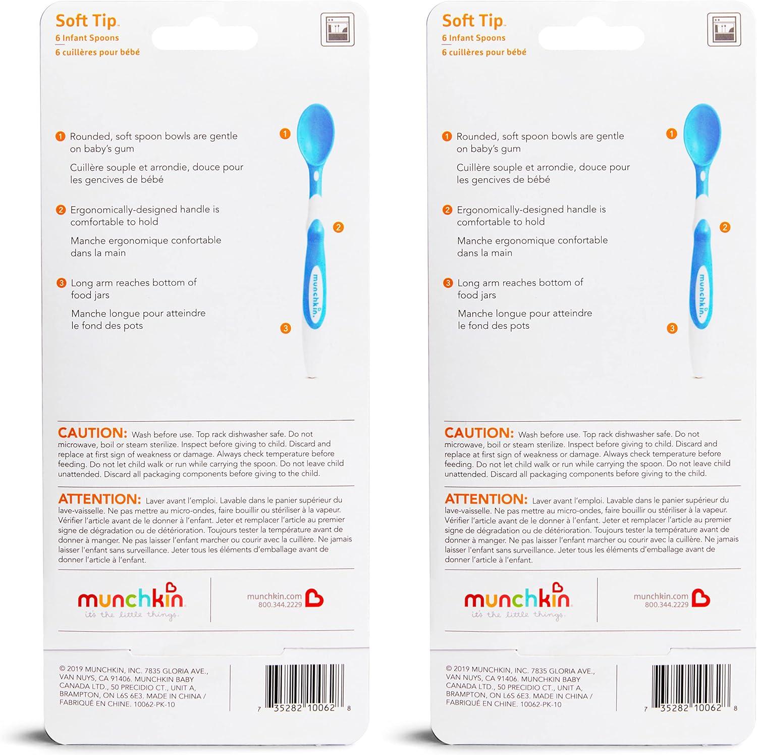 Munchkin Soft-Tip Infant Spoons - 12 Piece Set (Pack of 1) | Buy Now ...