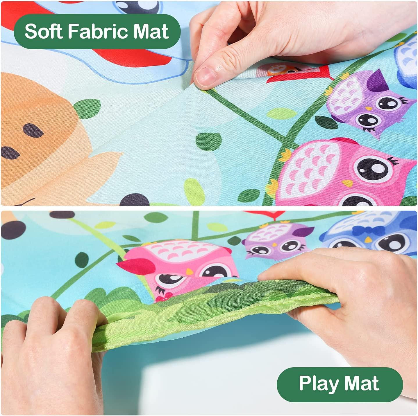 CUTE STONE Baby Gym Play Mat with Kick and Play Piano - Musical ...