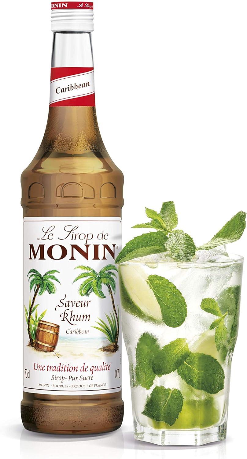 MONIN Premium Caribbean Syrup 700ml - Vegan-Friendly, Allergen-Free ...
