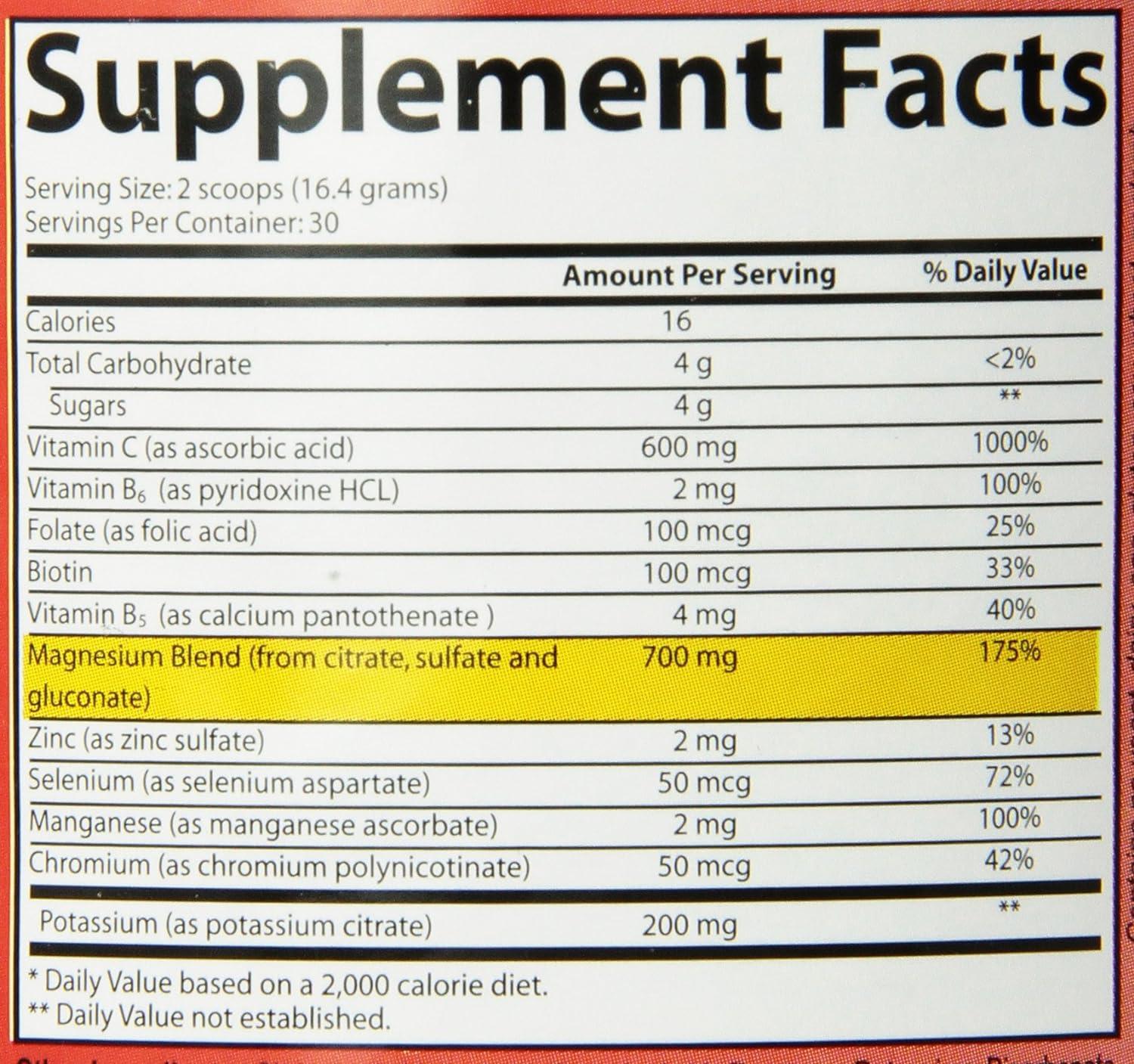 Natural Balance Magnesium Fizz Cherry | 17.4oz - Fast-Acting Magnesium ...