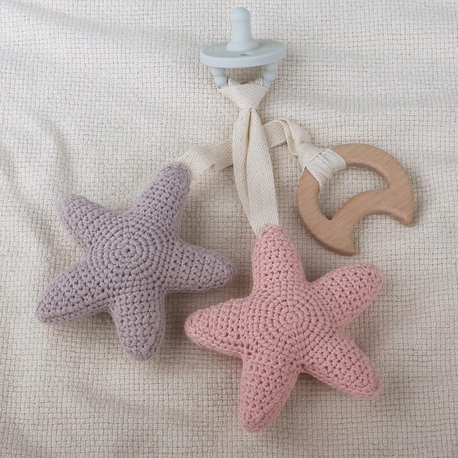 Cute Baby Pacifier Hanging Decorations - Durable Star-Shaped Holder ...