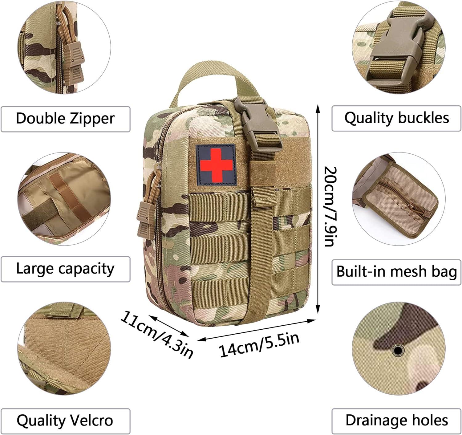 Ultimate First Aid Set | Tactical Medical Bag for Camping Hunting ...