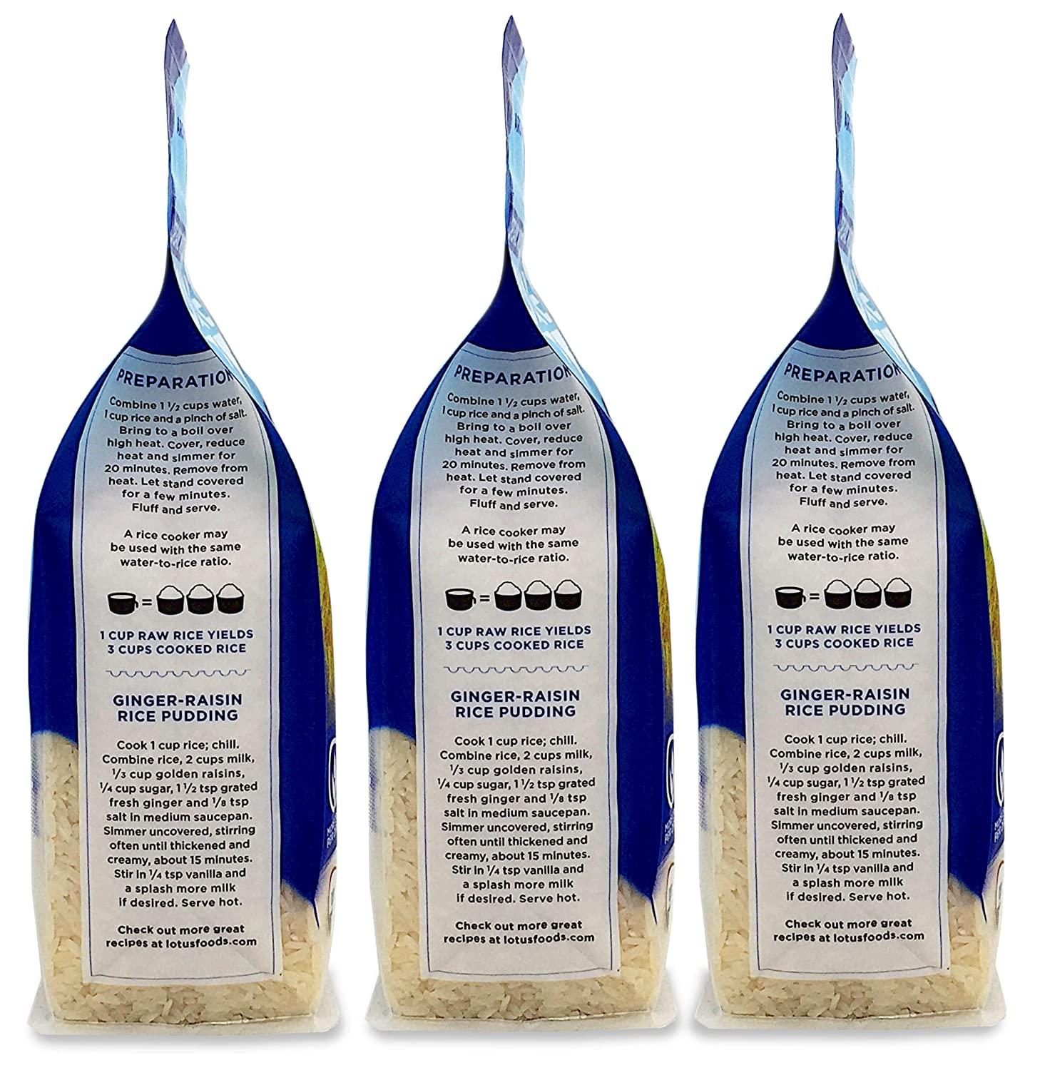 Lotus Foods Organic White Jasmine Rice 30oz - Pack of 3 | Shop Now for ...