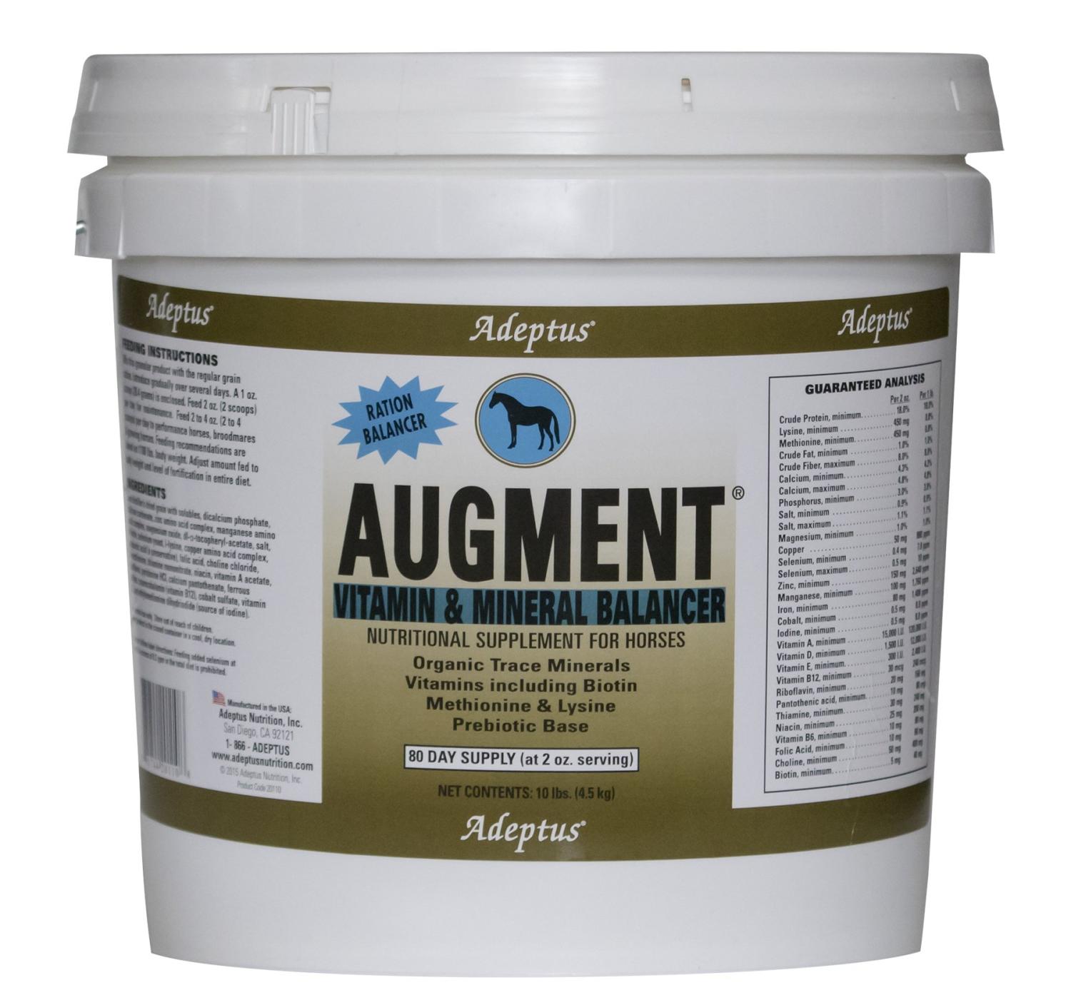 Adeptus Nutrition Augment Multi-Mineral and Vitamin EQ Joint Supplements 10 lb | Buy Now with ...