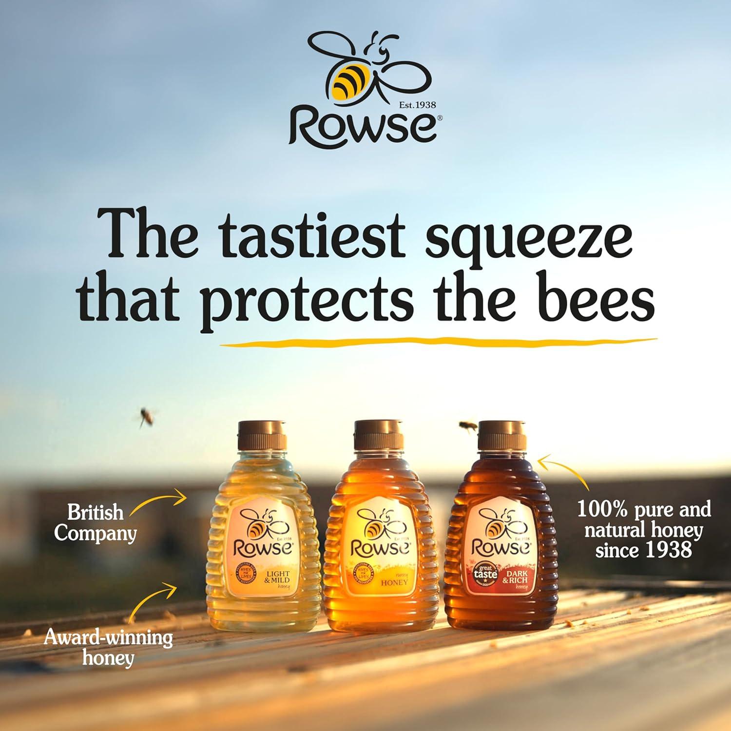 Rowse Honey Supahoney with Manuka Honey and Vitamin C Squeezy bottle Immune Support 250g | Buy ...