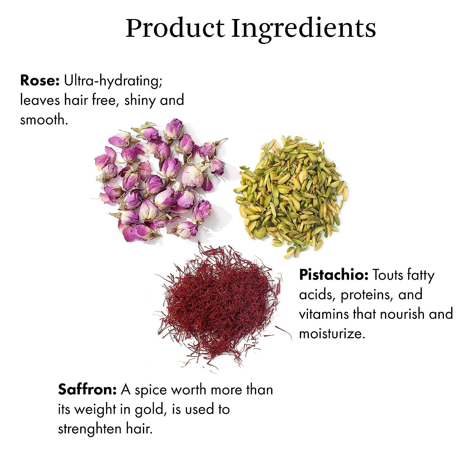 Joon Saffron Hair Elixir Pistachio + Rose Hair Oil 1.11 Fl. Oz ...
