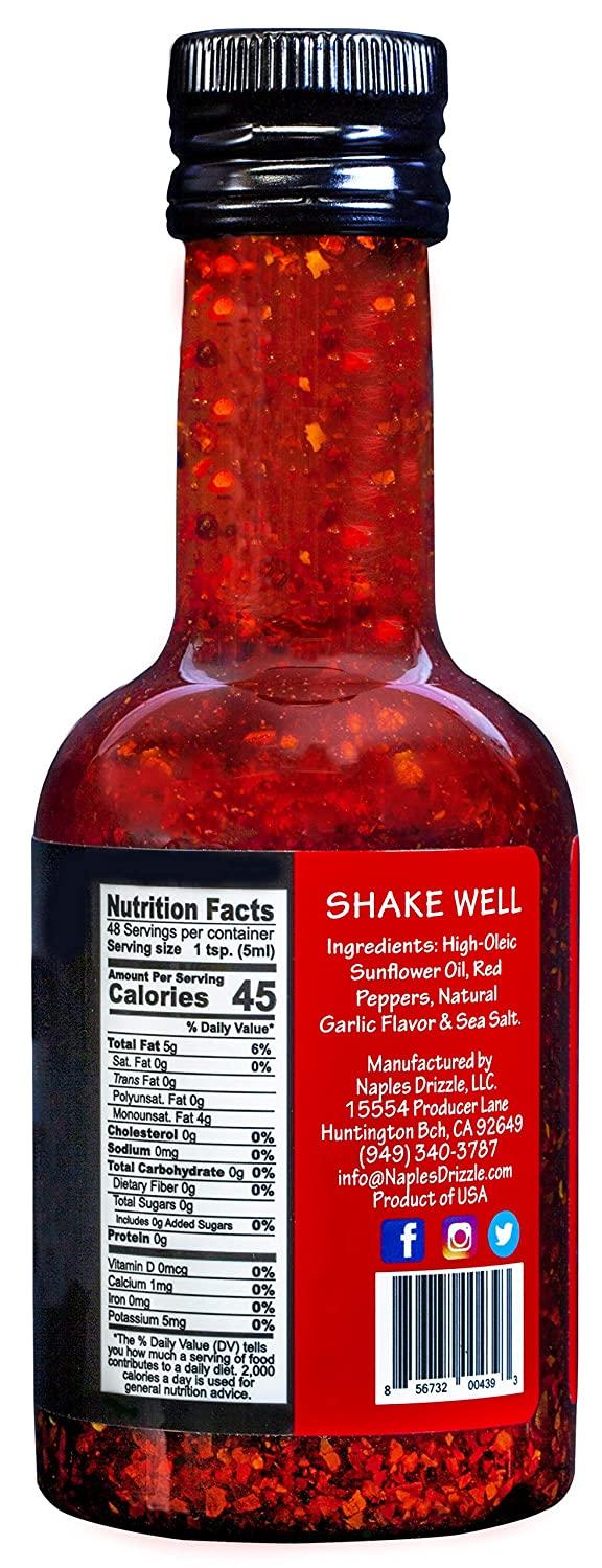 Red Dragon Drizzle - Spicy Garlic Chili Oil | Vegan, GF & Paleo | Hot ...