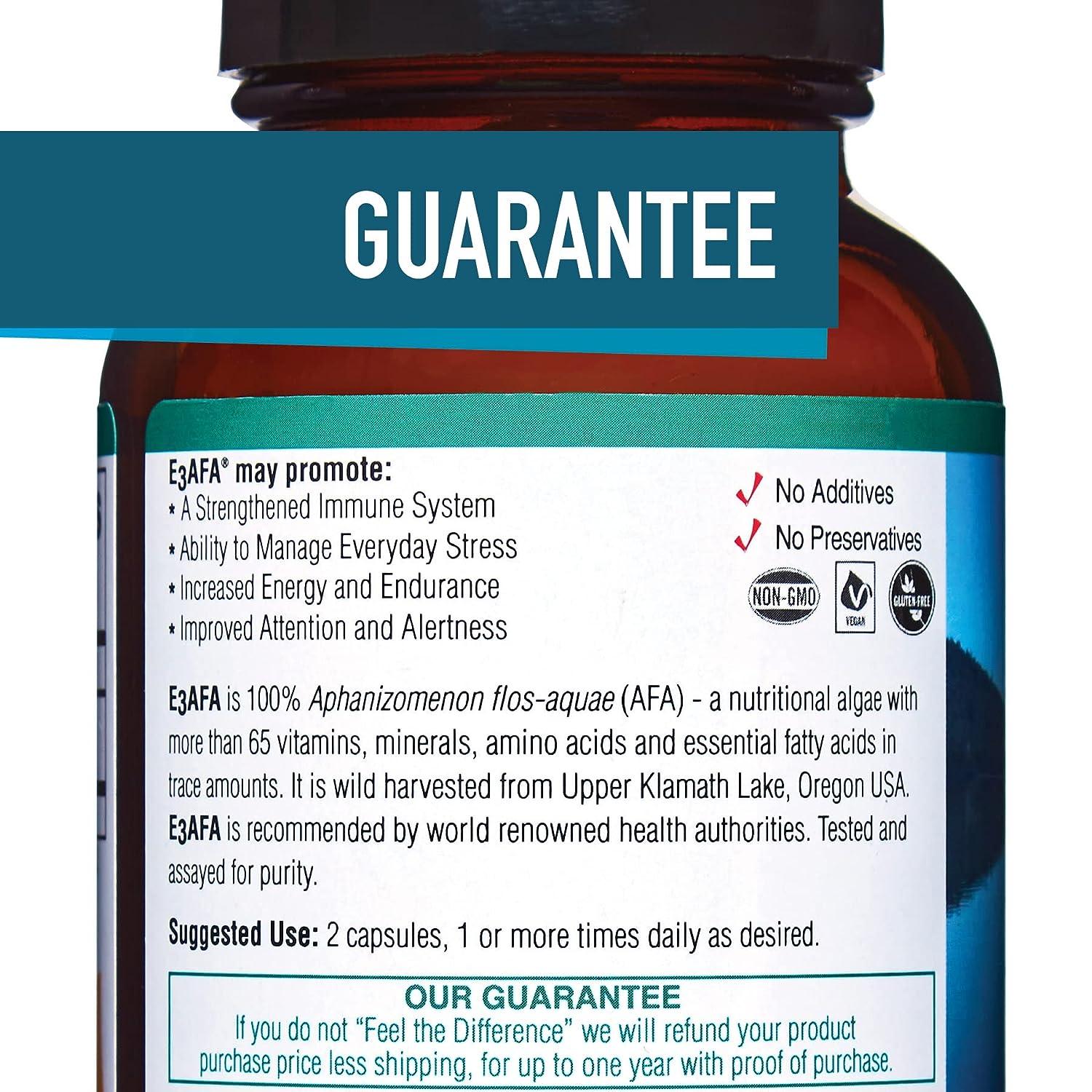 E3Live E3AFA 240ct (400mg) - Premium Blue-Green Algae Supplement - 1 Bottle | Buy Now with ...