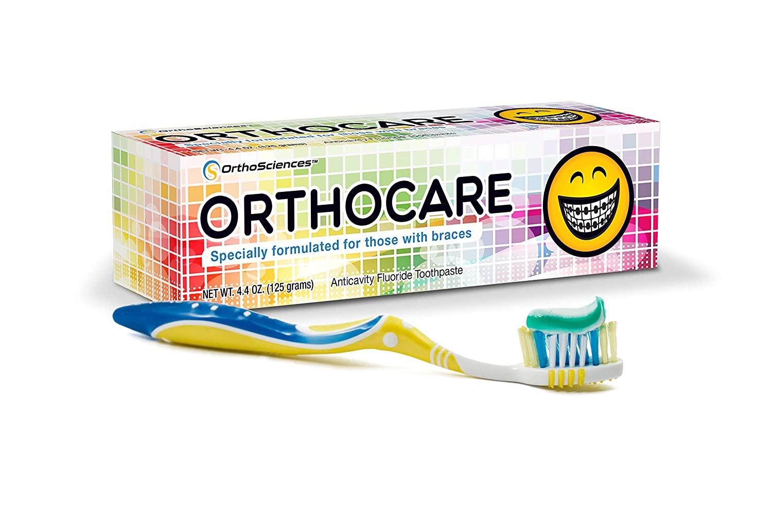 ORTHOCARE 4.4 oz Toothpaste for Orthodontic Braces - Freshen & Protect ...
