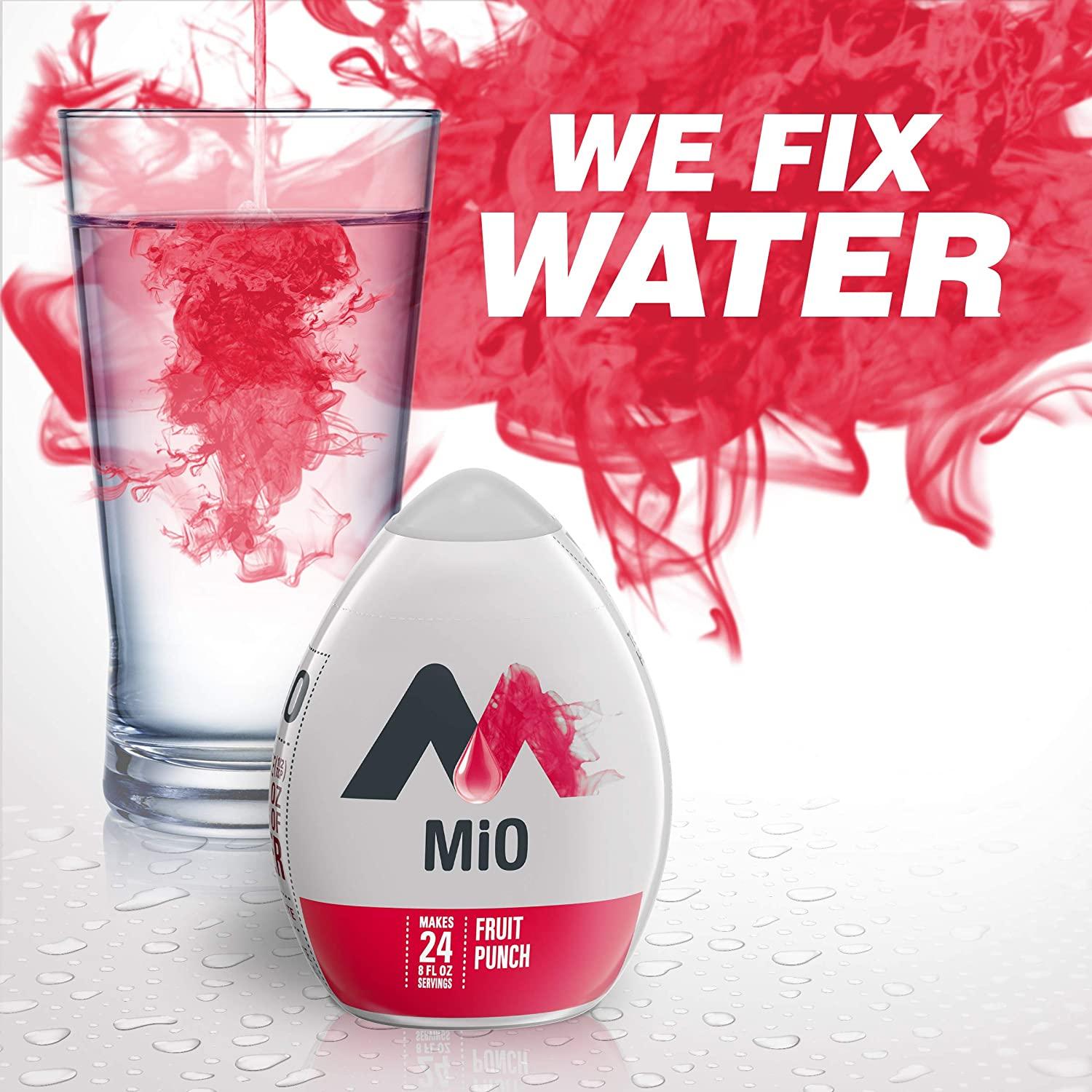 Mio Fruit Punch Liquid Water Enhancer Drink Mix (1.62 Ounce Bottle ...