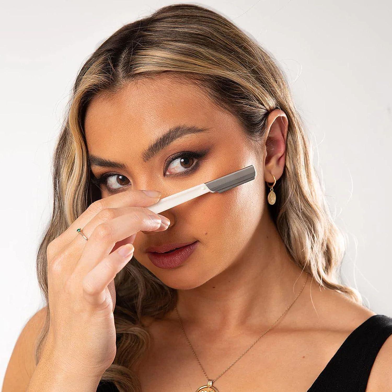 Tidal Dermaplaning Set - Peach Fuzz Removal Tool for Women - Exfoliate ...