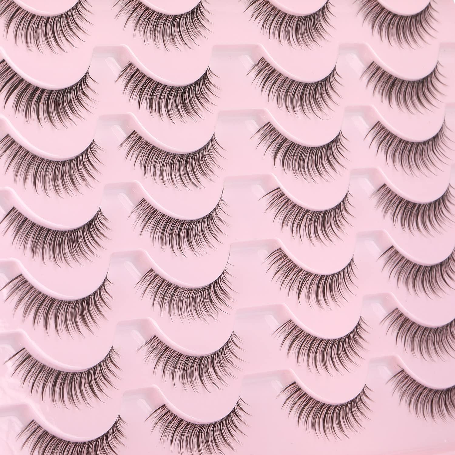 Kiromiro 10mm Wispy 3D Mink False Eyelashes | Natural Look, Fluffy ...