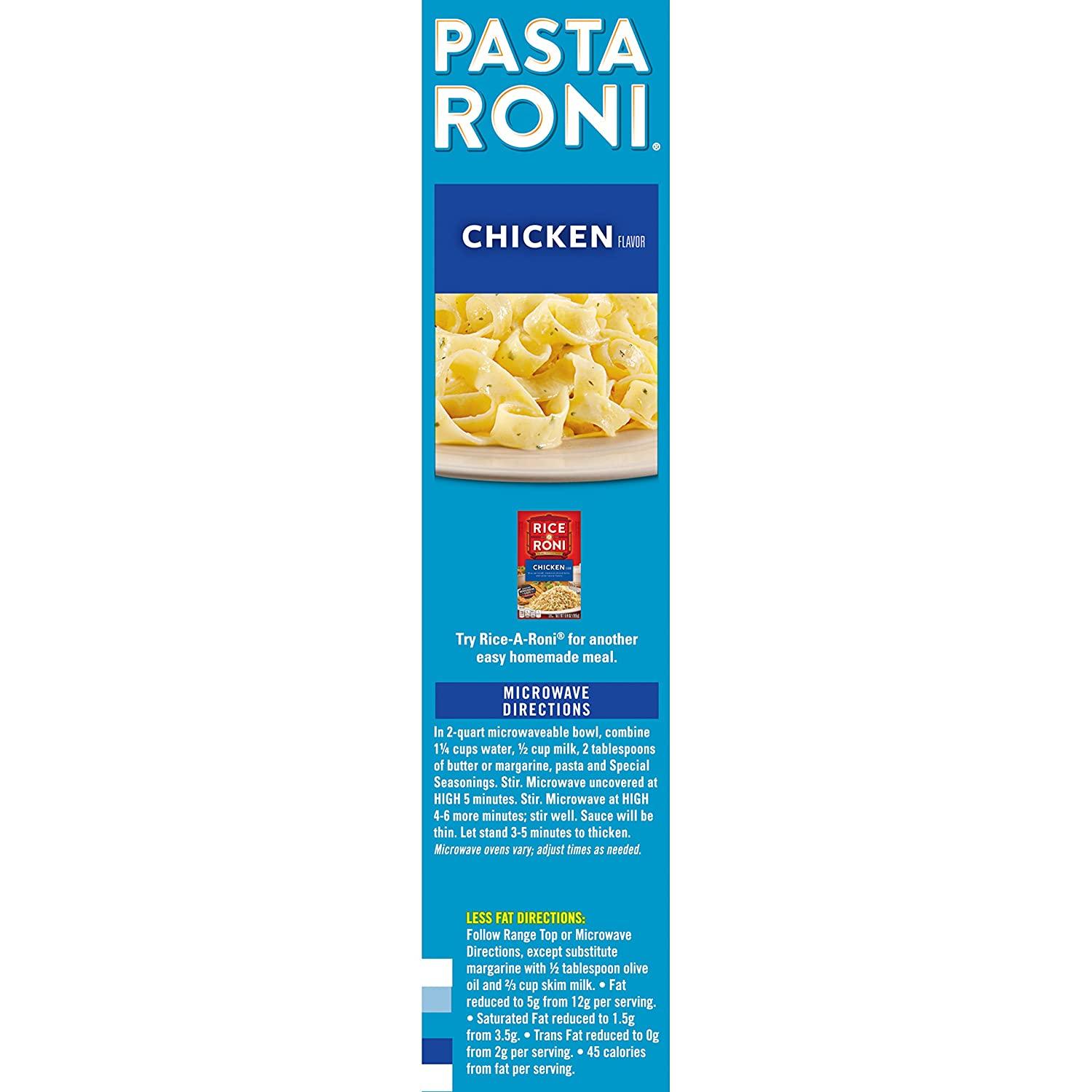 Pasta Roni Creamy Chicken Fettuccine Mix 4.7oz - Delicious Pasta Side ...