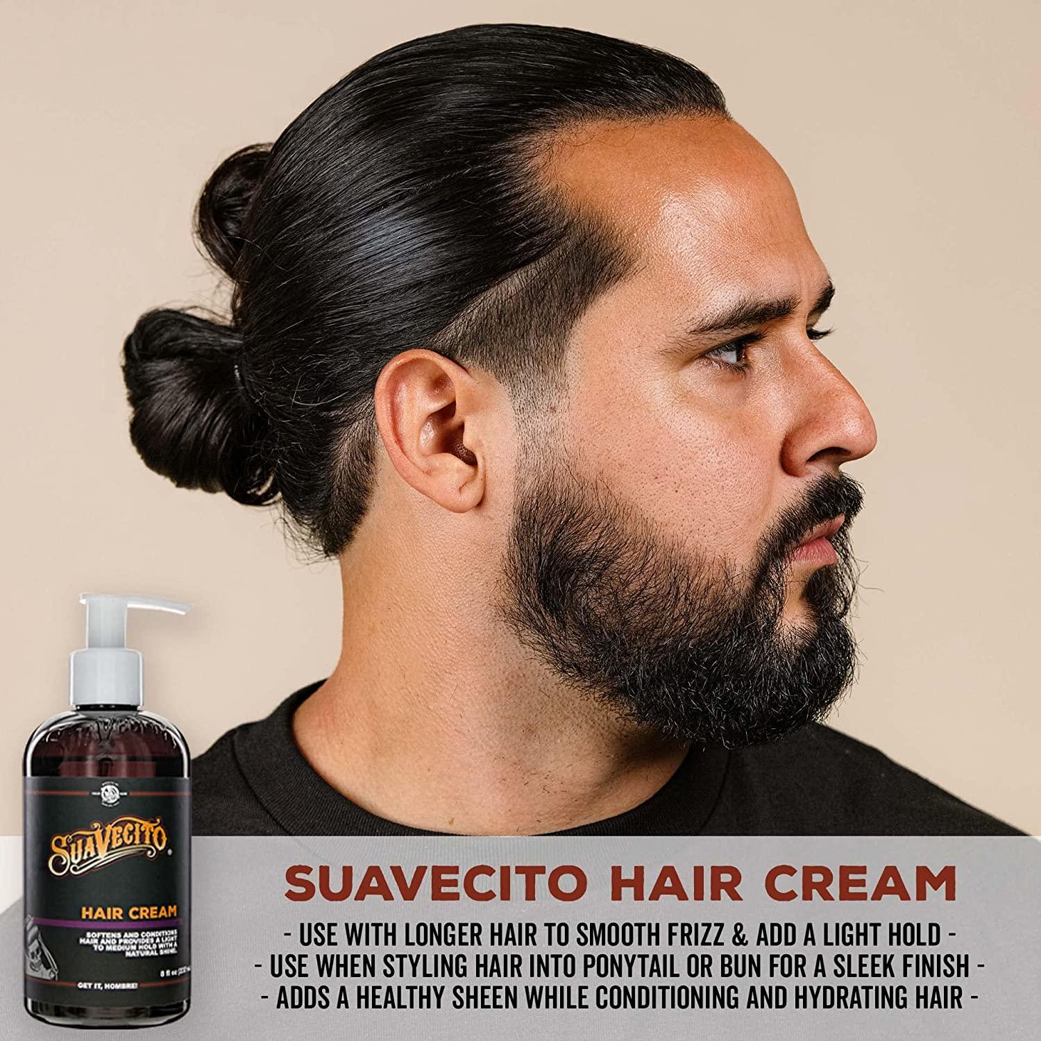 Suavecito Hair Cream 8 oz Pump Bottle - Medium Shine, All Day Hold ...