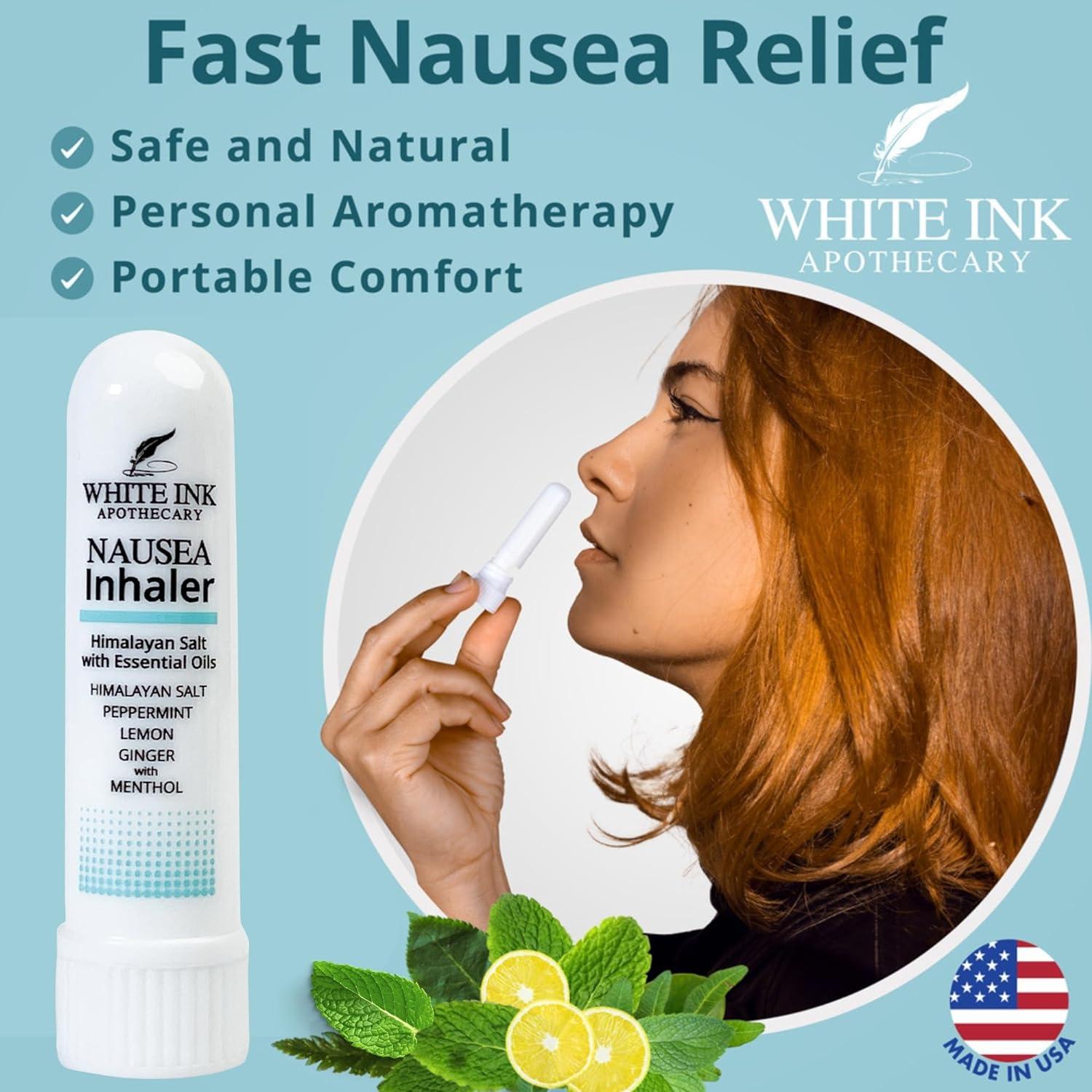 Himalayan Pink Salt Essential Oil Nasal Inhaler for Nausea Relief ...