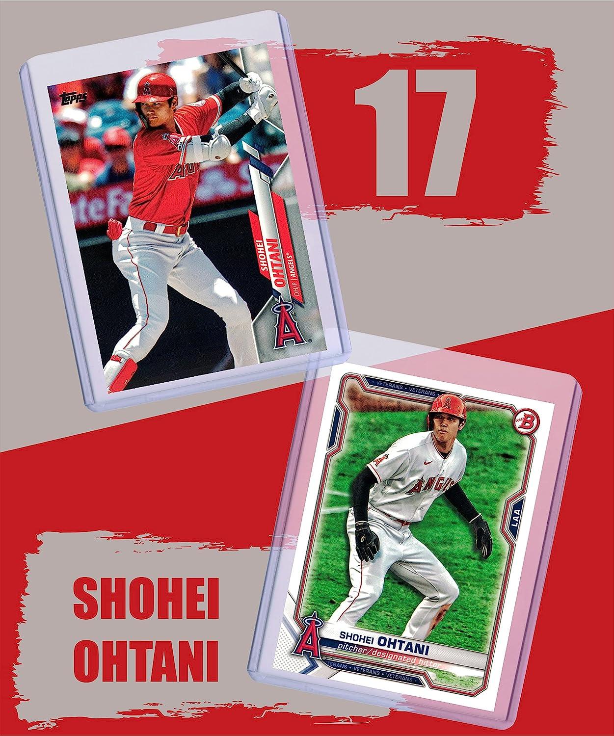 Shohei Ohtani Baseball Cards Assorted Los Angeles Angels Trading Cards ...