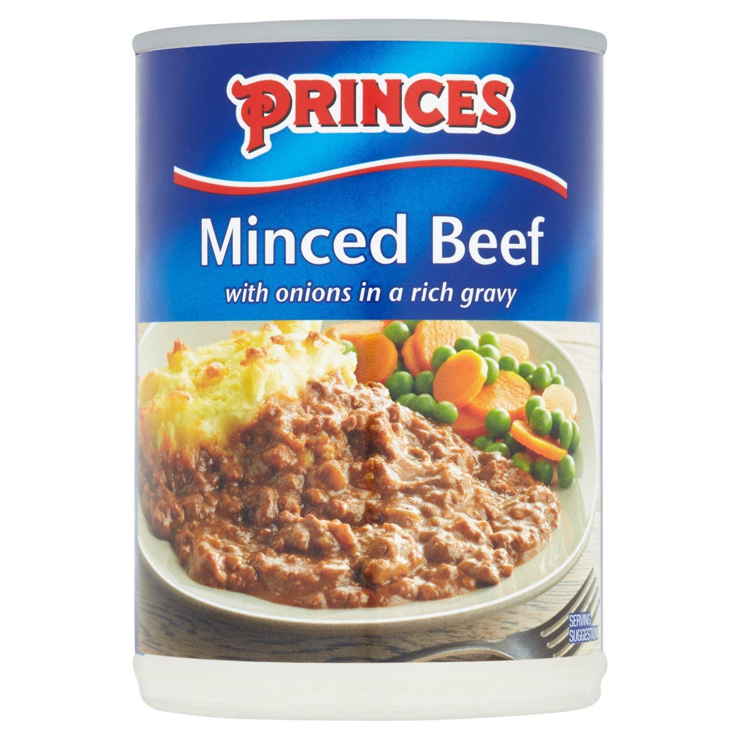 Princes Minced Beef with Onion 6 X 392g - High Quality Meat for ...