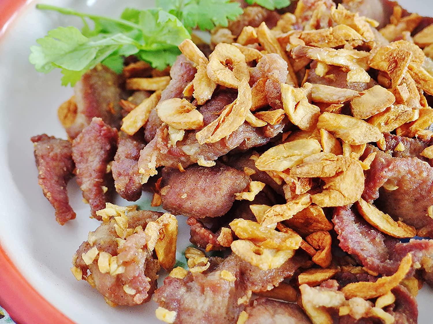 Jans Crispy Fried Garlic - Large 8 oz | Garnishing Seasoning Topping ...