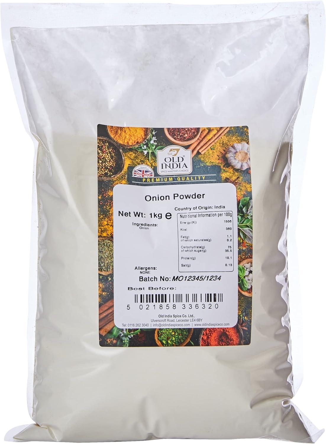 Old India Cracked Black Pepper 1 Kg & Onion Powder 1 Kg + Onion Powder ...