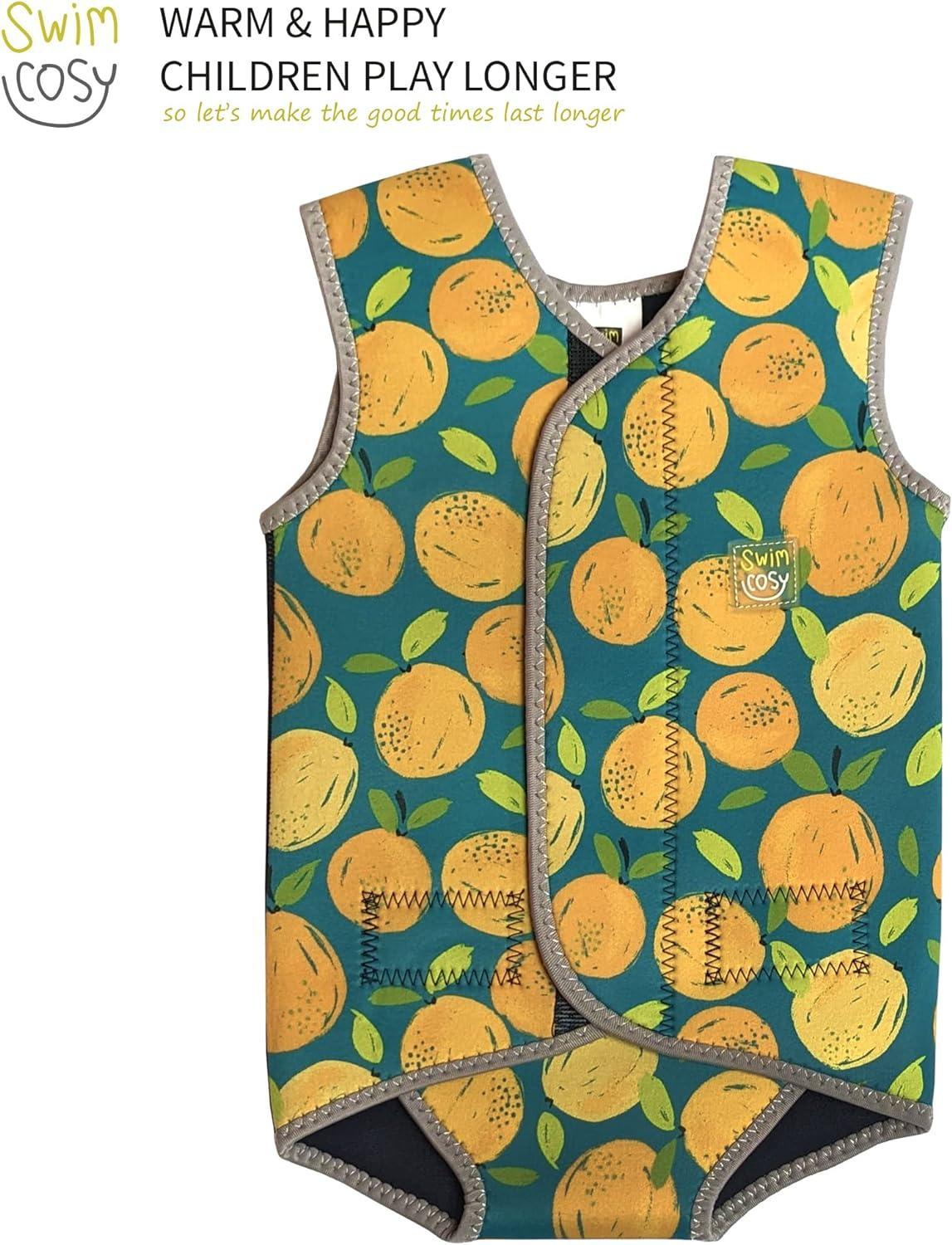 UPF50 Swim Cosy Baby/Toddler Wetsuit Vest - Neoprene Wrap Design ...
