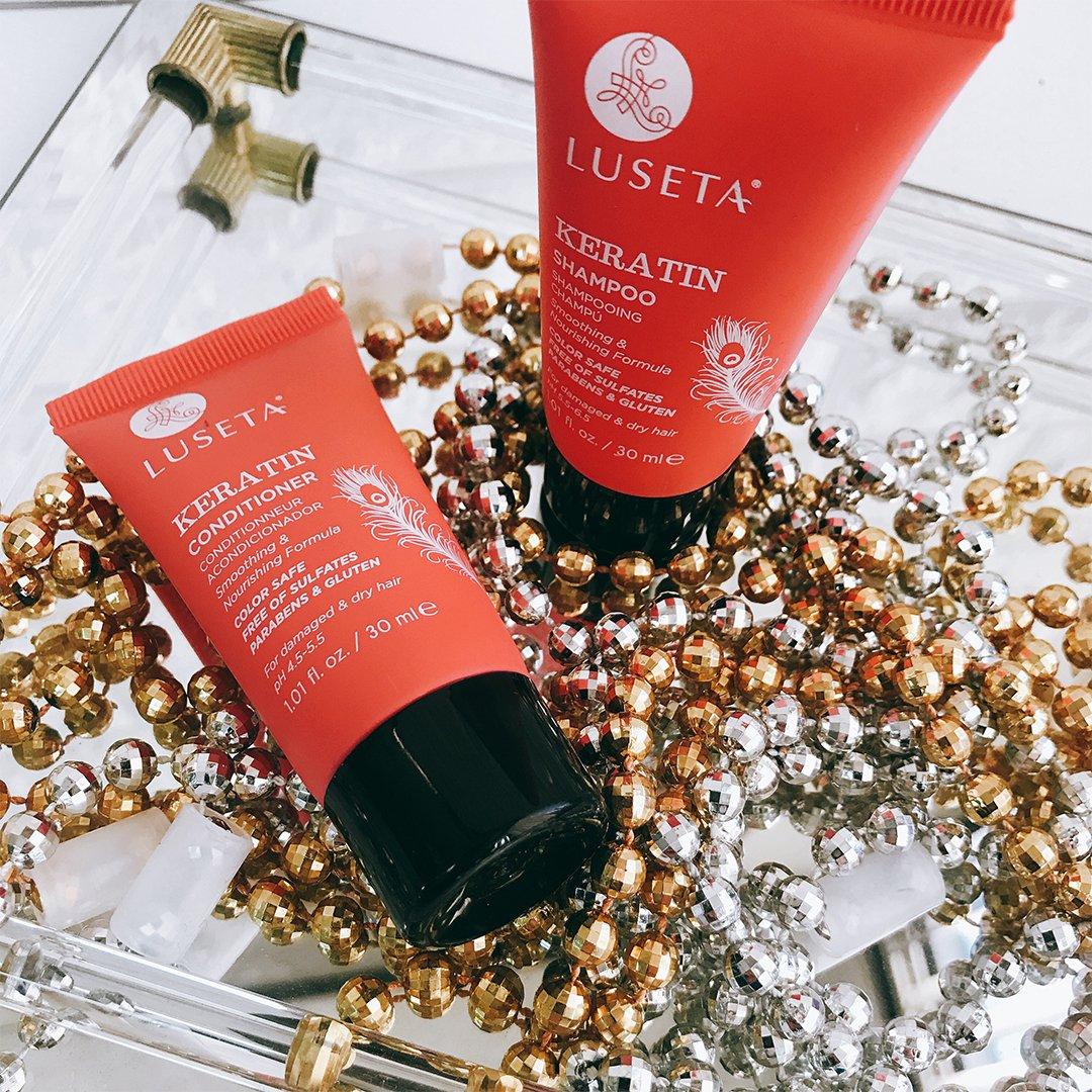 Luseta Keratin Smooth Shampoo & Conditioner Travel Set - 2 x 1.01oz for ...