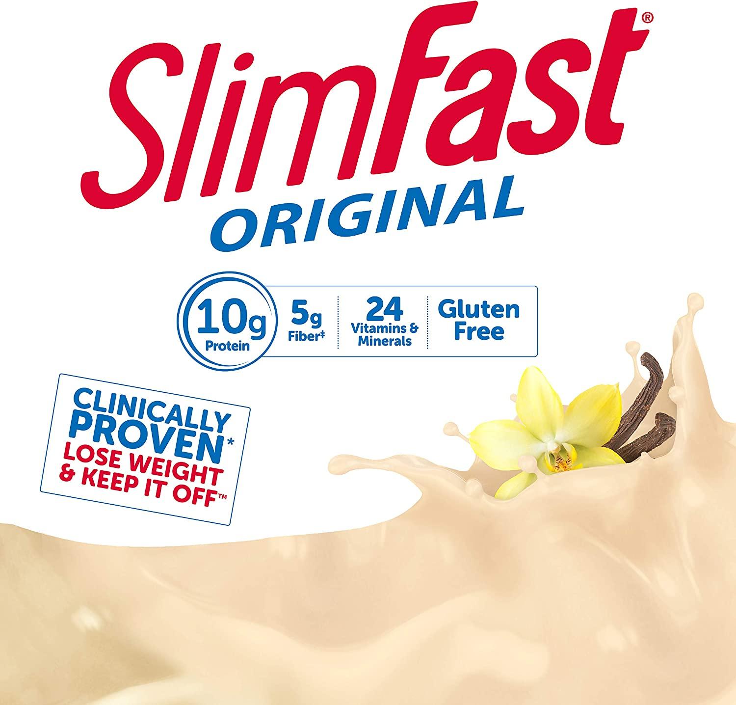 SlimFast Original French Vanilla Meal Replacement Shake - 20 Count ...