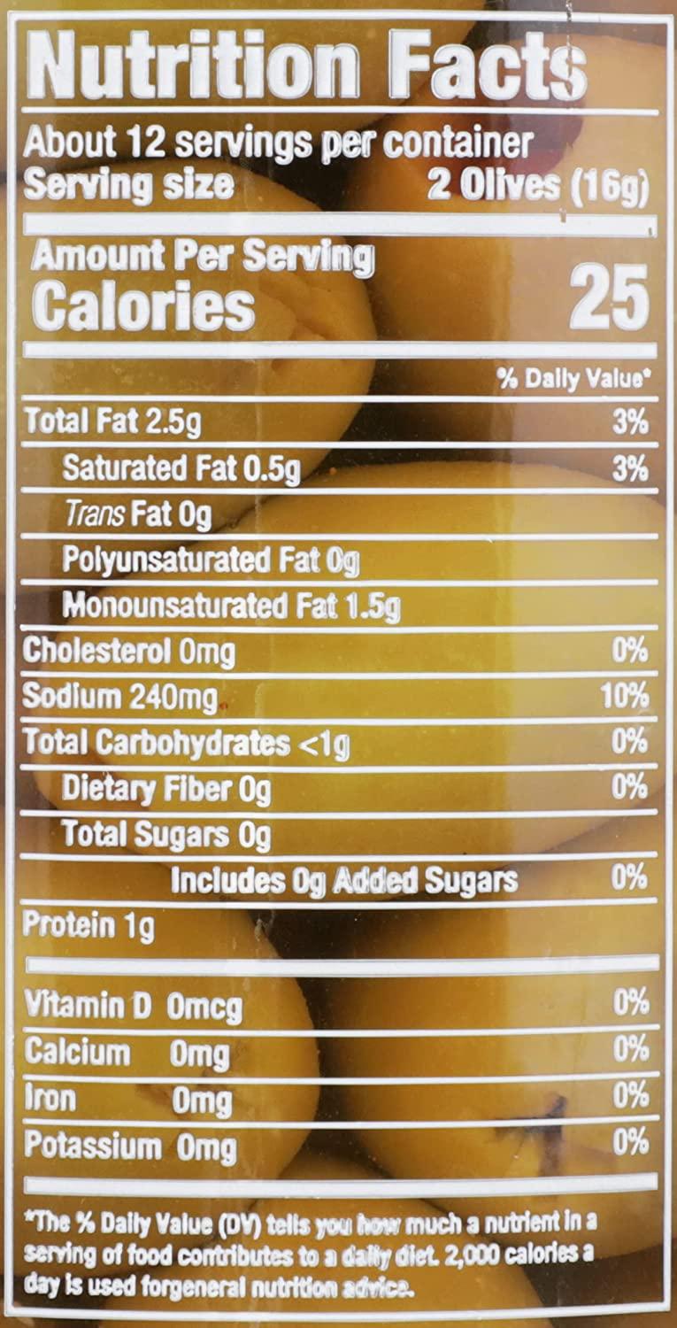 Mario Camacho Foods Queen Olives Stuffed with Minced Pimiento - 7oz ...