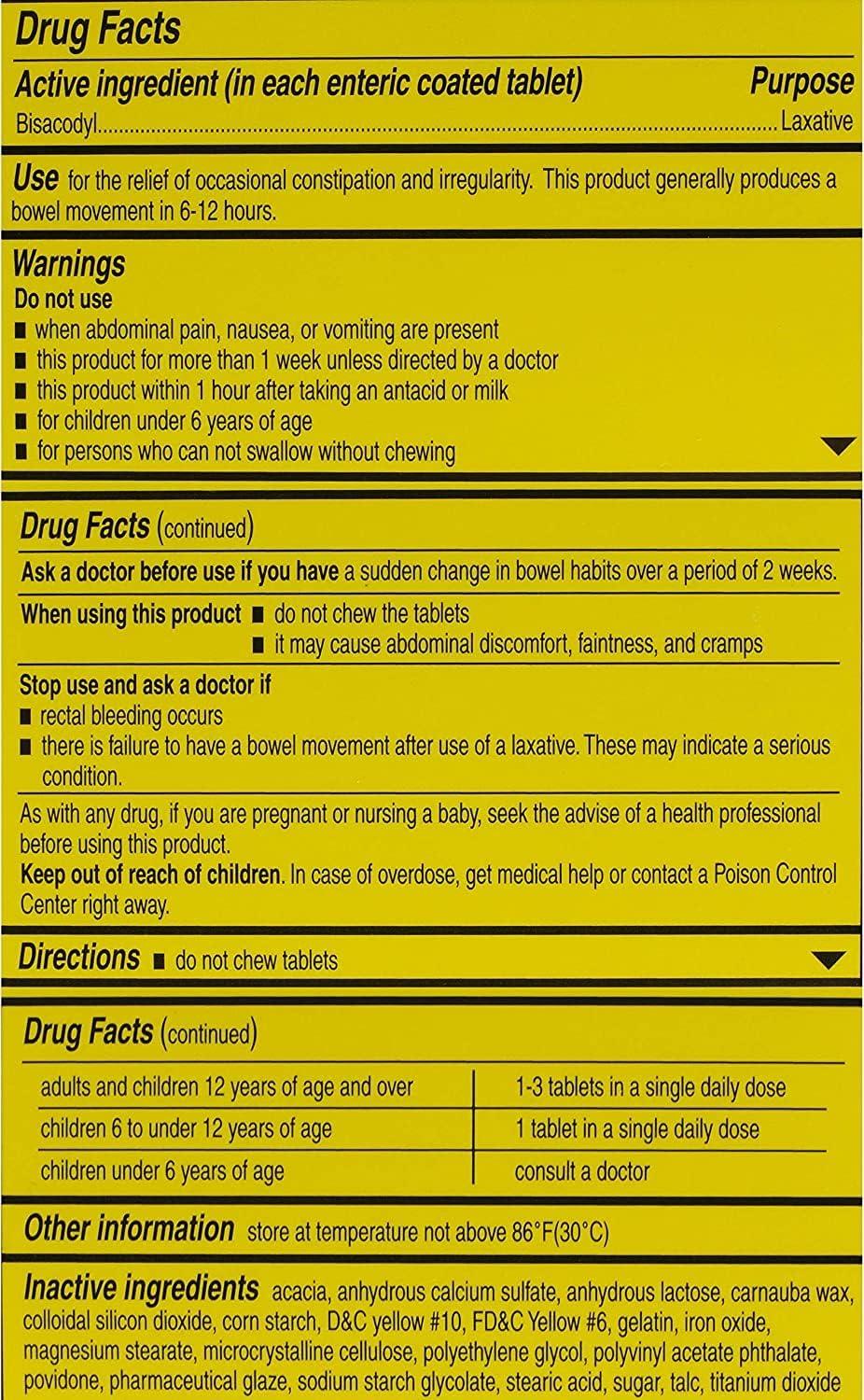 Alophen Enteric Coated Stimulant Laxative Pills - 100 Count