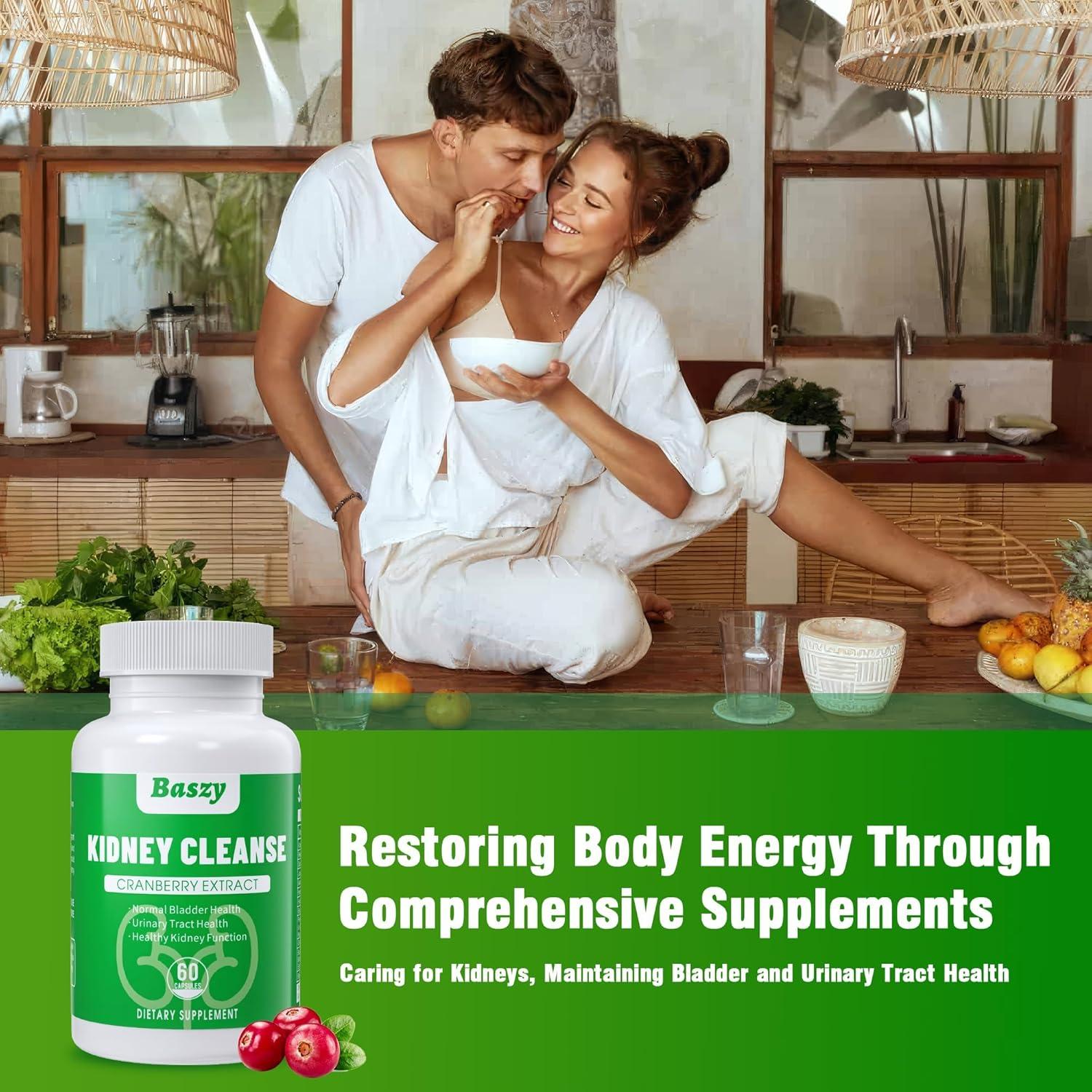 Kidney Cleanse Detox & Repair | Extra Strength 50:1 Cranberry Extract ...
