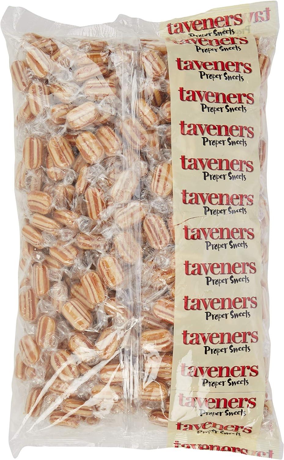 Taveners Mint Humbug Sweets 3 kg Bag - Refreshing Mint Flavor (1 Pack ...
