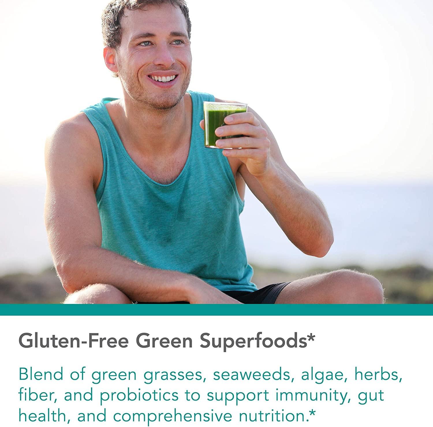 Nutricology ProGreens with Probiotic Formula - 3 oz Superfood Greens ...