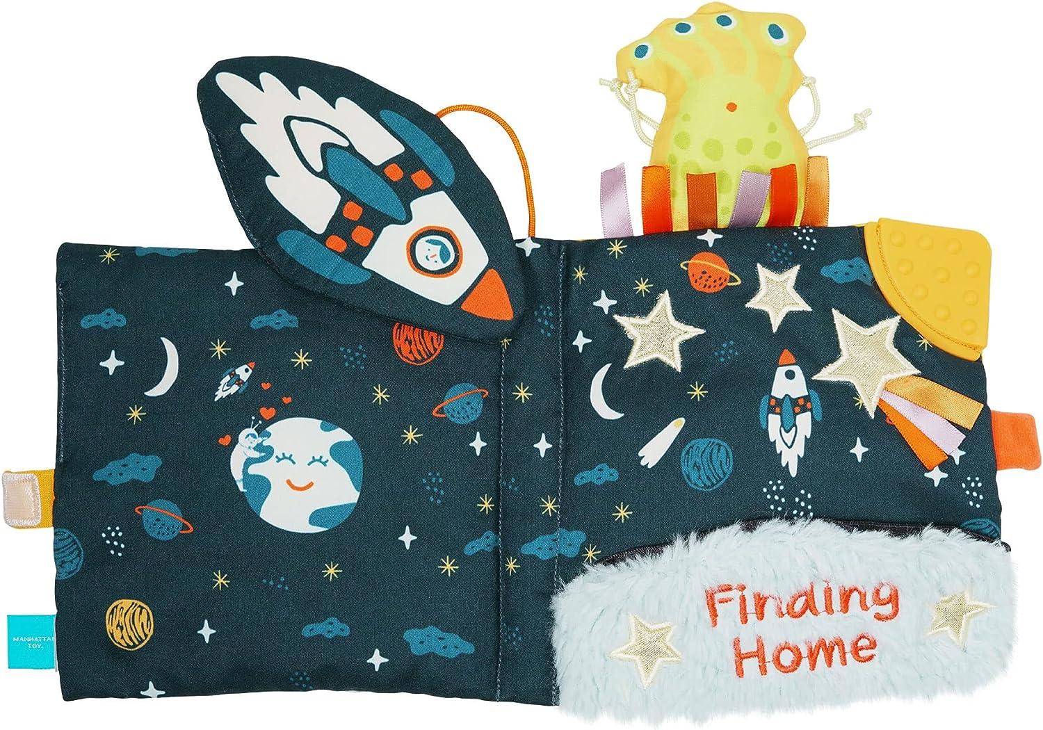 Manhattan Toy Little Rocket Soft Activity Crinkle Book for Baby ...