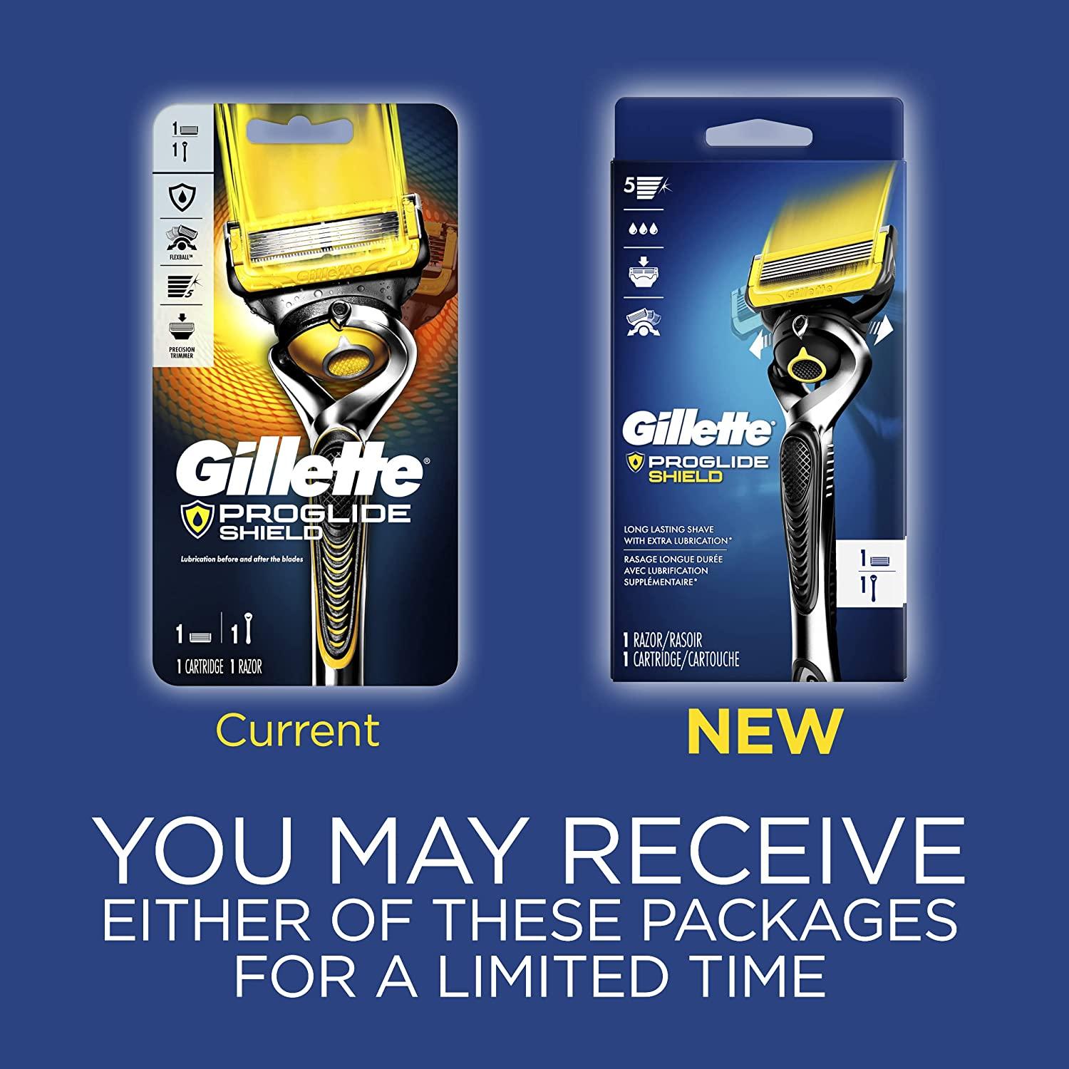 Gillette ProGlide Shield Men's Razor Set - Razor Handle + 1 Refill ...