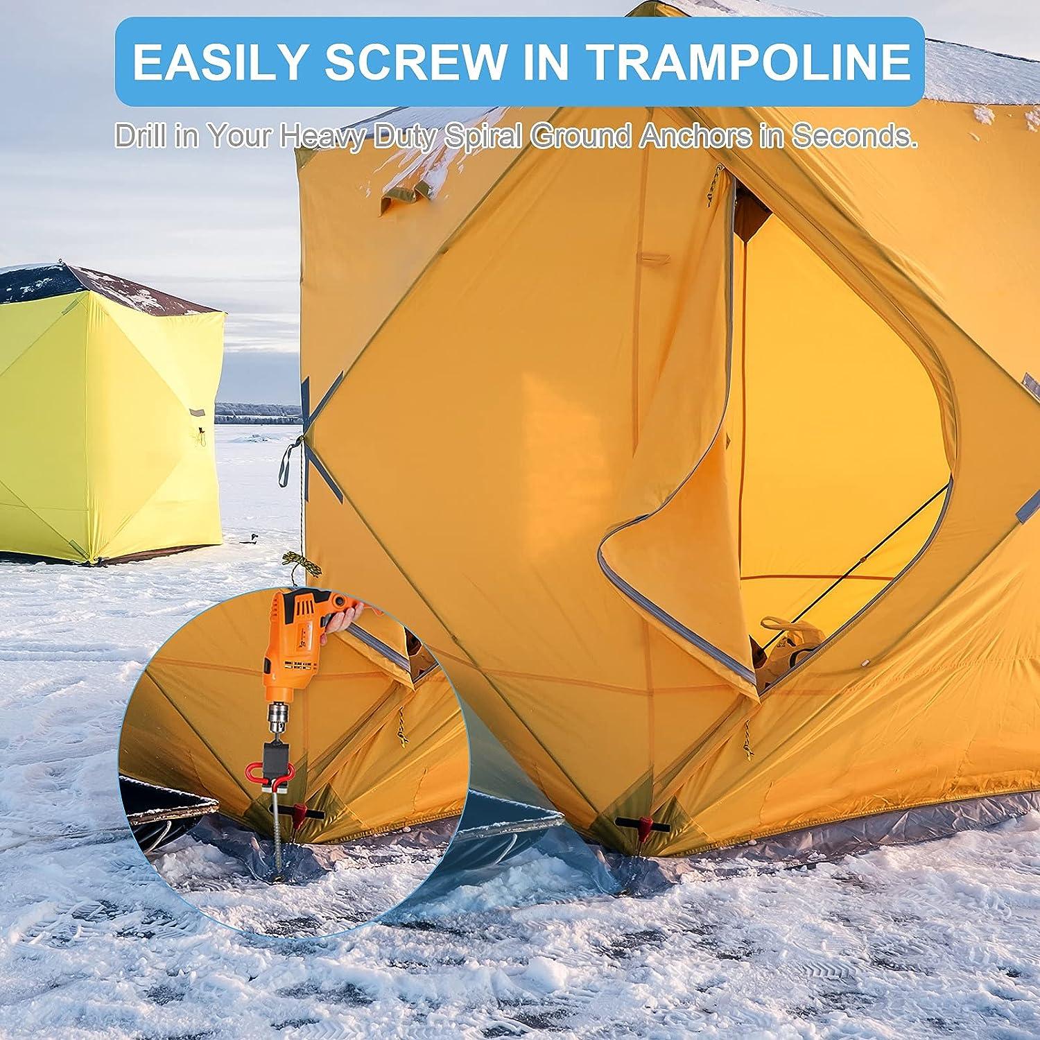 Universal Ice Anchor Tool for Heavy Duty Spiral Screw Ground Anchors ...