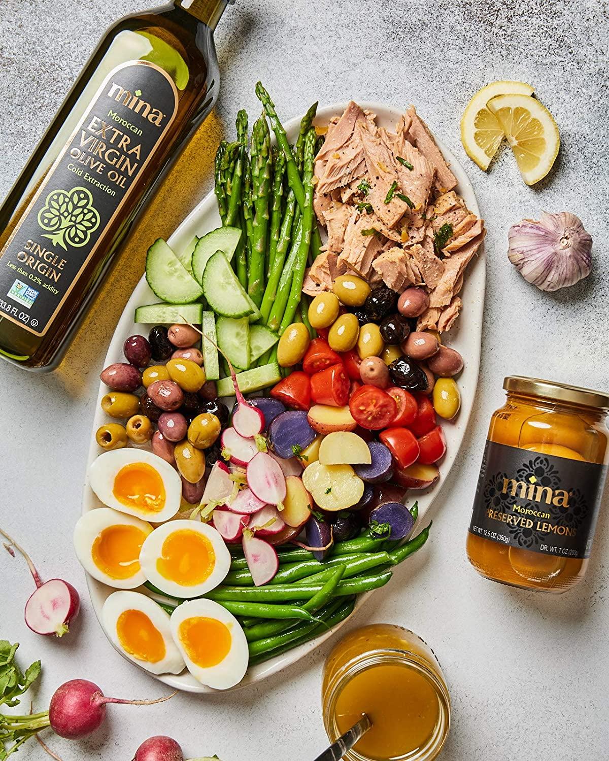 Premium Mina Extra Virgin Olive Oil - New Harvest, Low Acidity ...