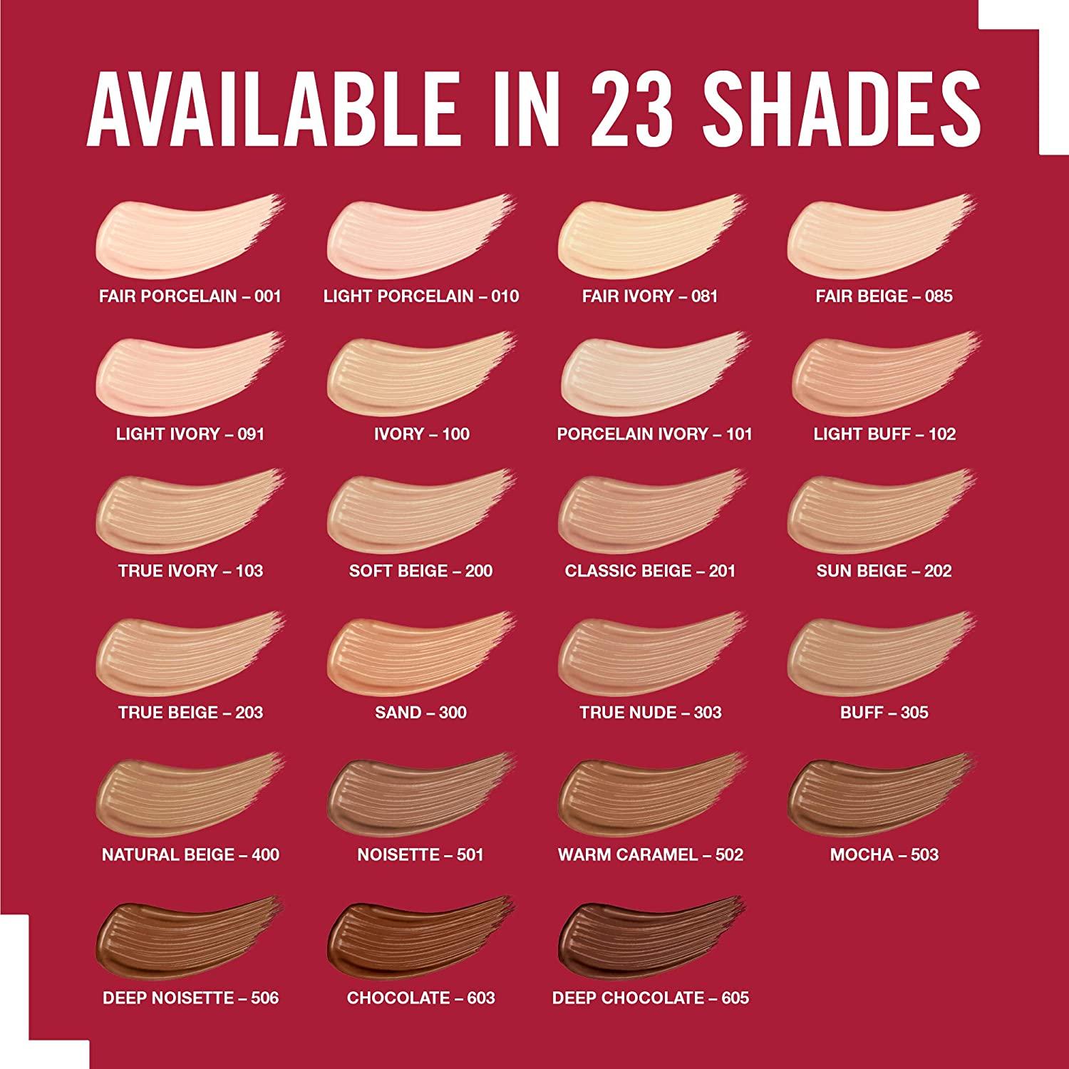 Rimmel Foundation Shades