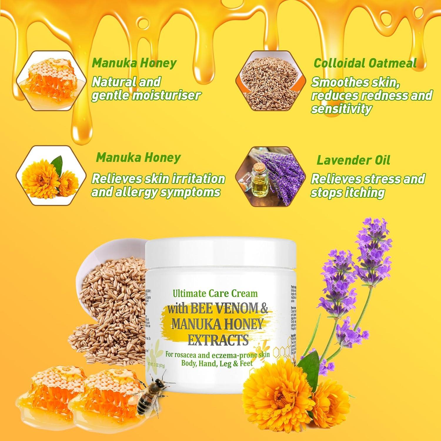 Bee Venom & Manuka Honey Ointment | Fast Acting Relief for Jock Itch ...